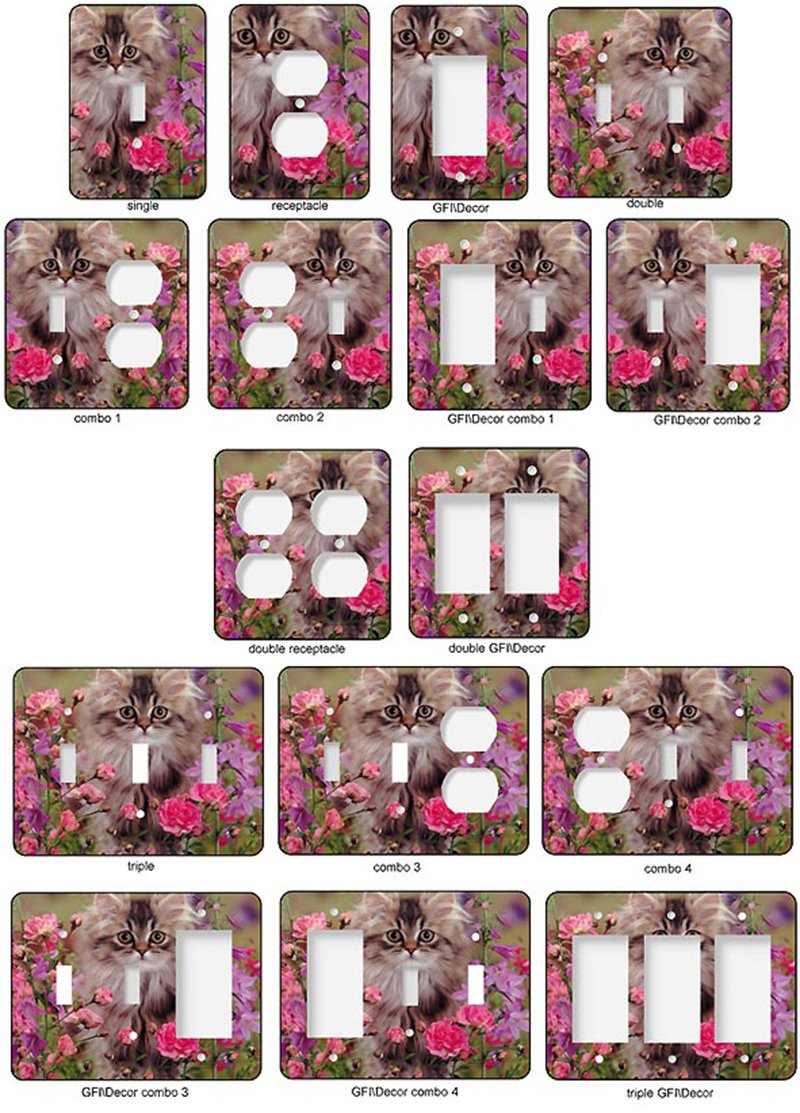Light Switch Plate Covers/Cats