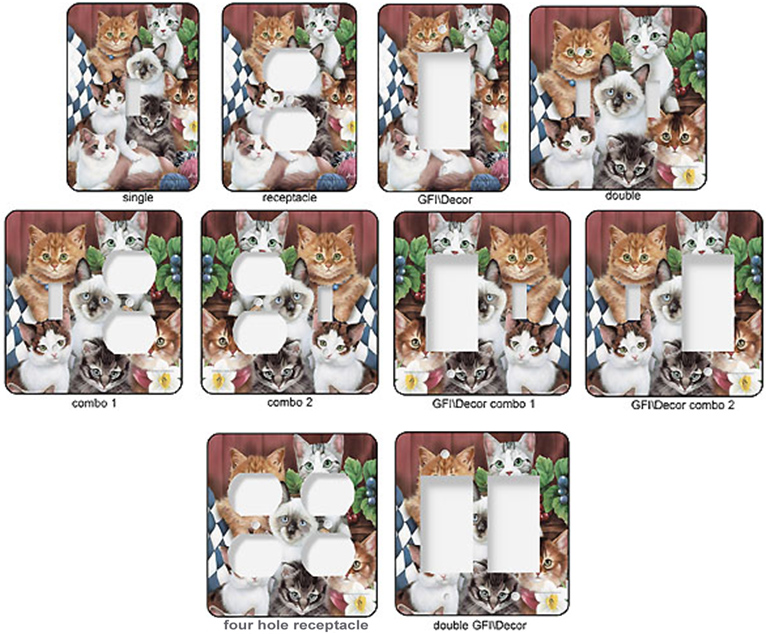 Switch Plate Covers/Cats