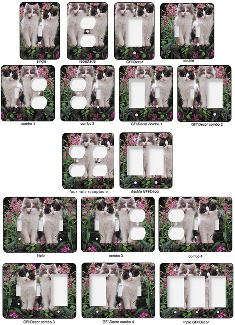 Light Switch Plate Covers/Cats