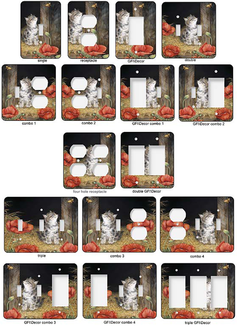 Light Switch Plate Covers/Cats