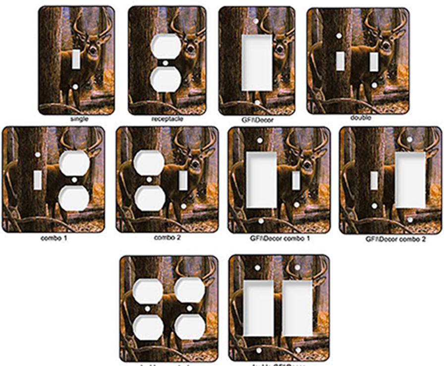 Deer Switchplate Covers