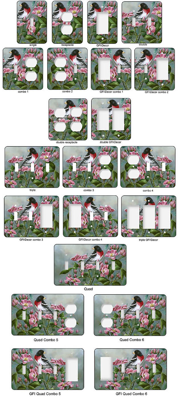 AB148 Bird Switchplates2275
