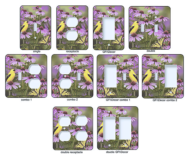 AB164 Bird Switchplates2685