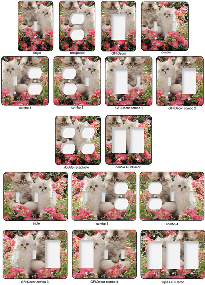 Light Switch Plate Covers/Cats